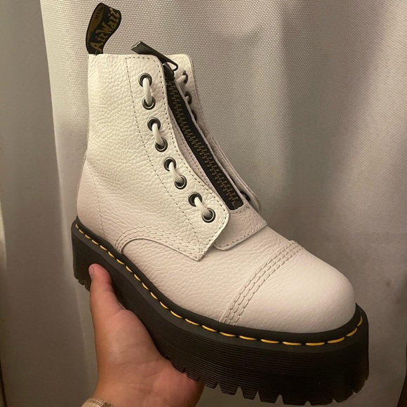 Dr. Martens | Shoes | Doc Marten Sinclair Boot In White | Poshmark